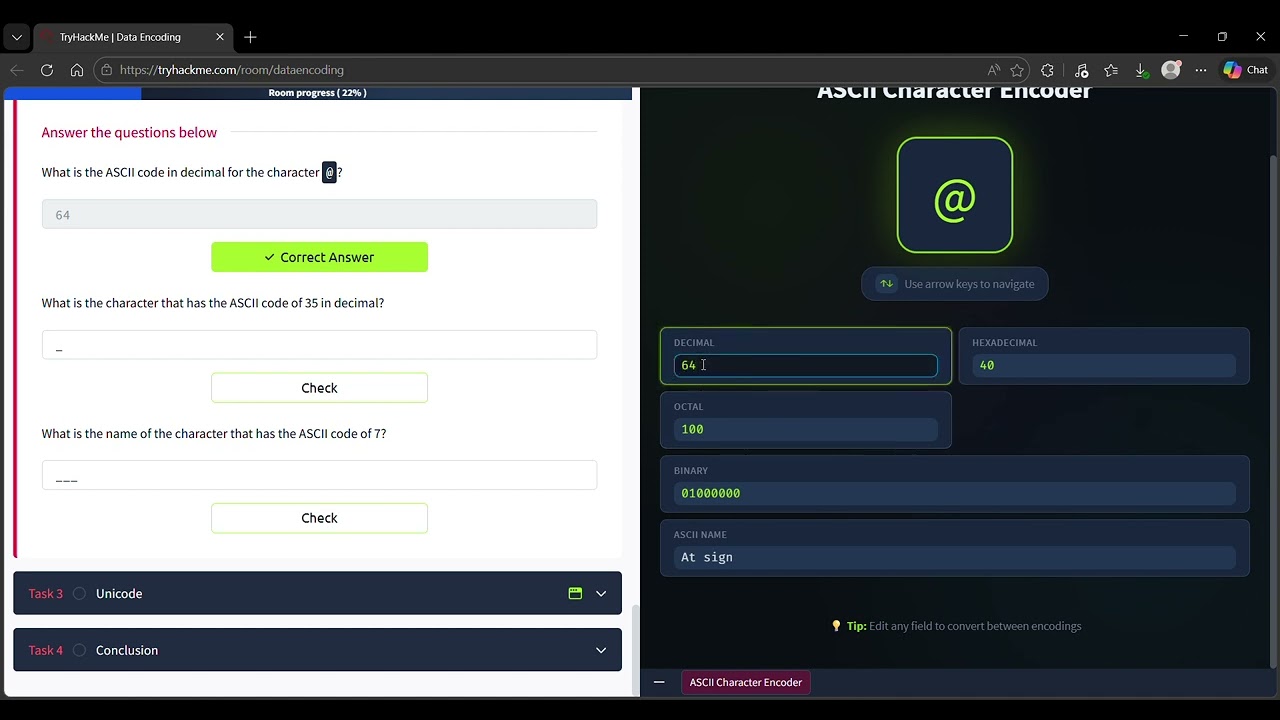 Data Encoding || TryHackme Walkthrough ||THM
