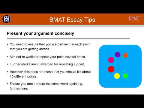 BMAT Tips for Writing: Part-2 Video Lecture - Crash Course for BMAT