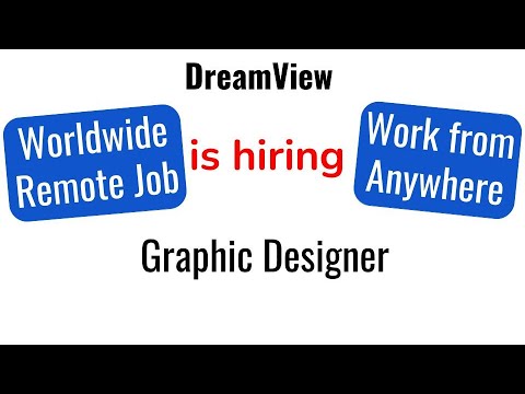 Hiring Graphic Designer | Remote Designer Jobs | Graphic Design Jobs | Design Jobs | Work from home