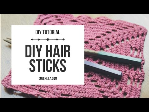 DIY hair sticks | Queen Lila