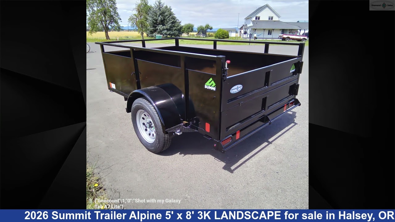 Stunning 2026 Summit Trailer Alpine Landscape Trailer For Sale in Halsey, OR