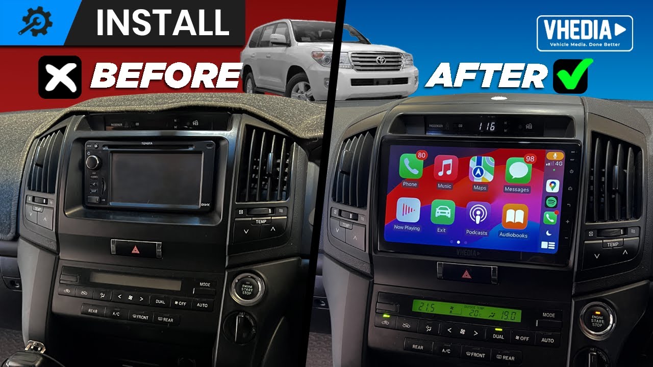 Landcruiser 200 Series 2012+ GX Head Unit - Vhedia