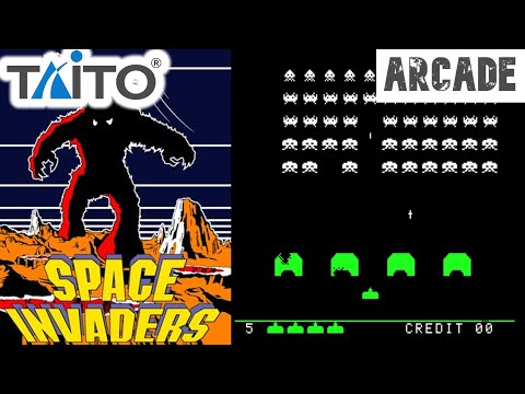 Space Invaders Arcade ( Taito 1978 ) 4k Gameplay