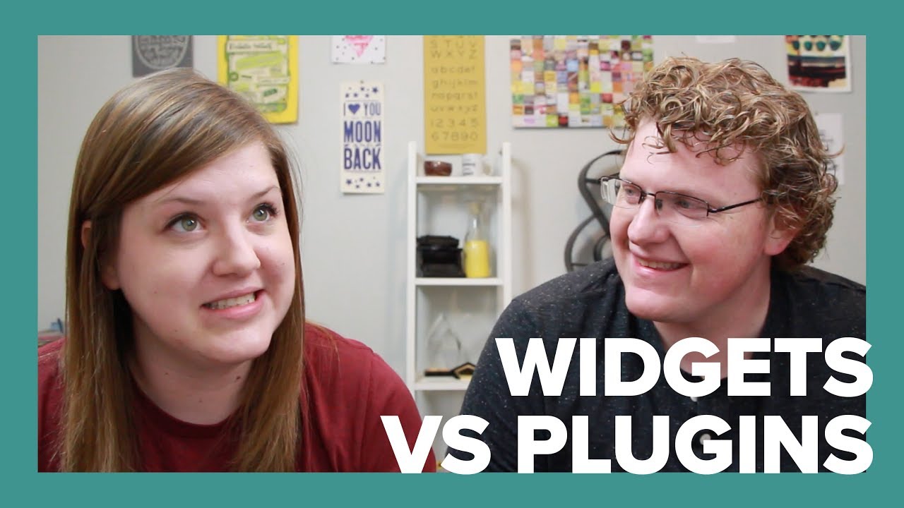 Plugins vs Widgets, and Other Website Talk