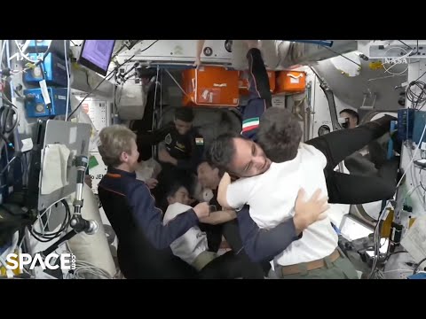 SpaceX Ax-4 crew enters space station after docking