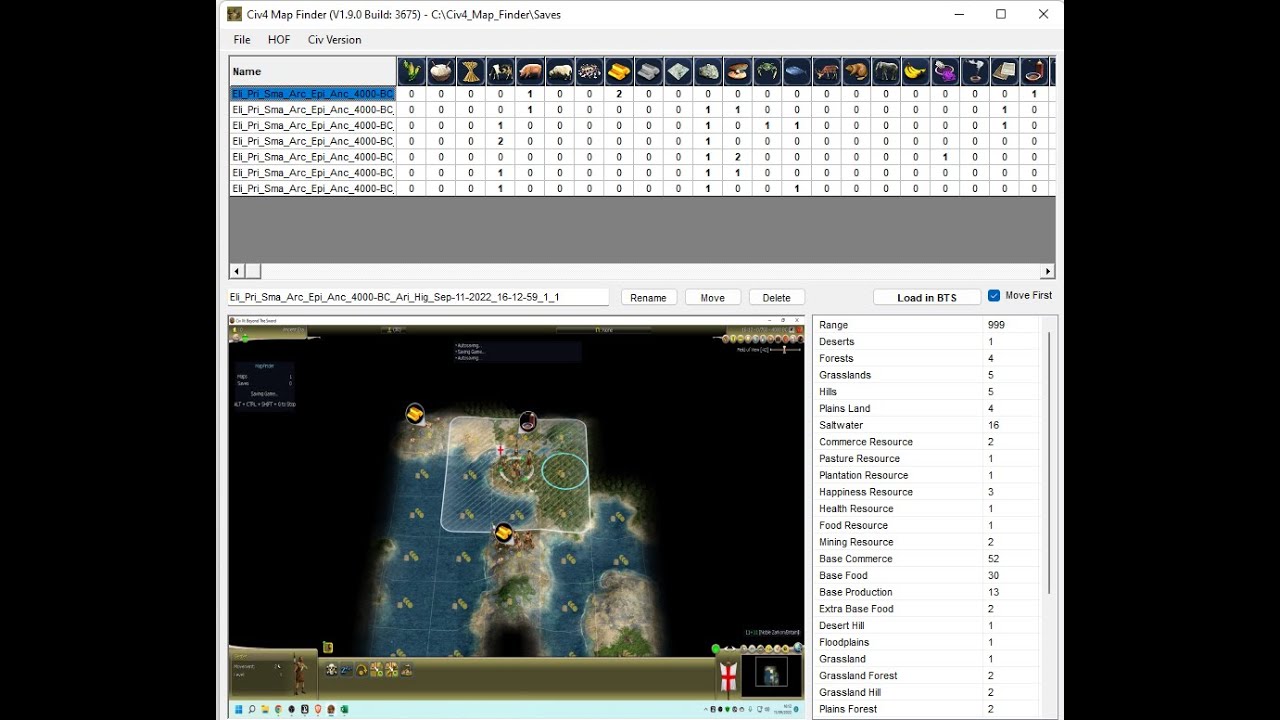 Civ IV - Introduction to the Map Finder programme.