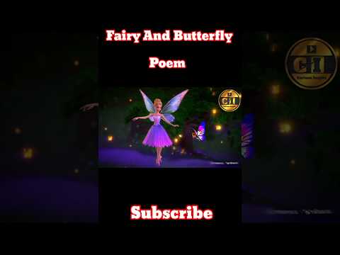 Fairy and Butterfly | Kids Poem | Kids Rhyme | Kids Nursery song |#cartoon#3danimation