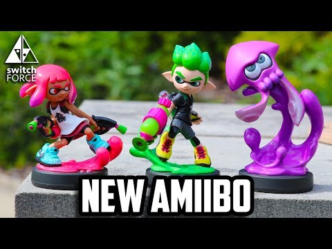 Splatoon 2 Amiibo Unboxing - ALL 3 NEW AMIIBO!