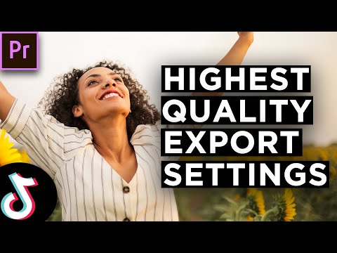 Premiere Pro TikTok Export - Secret to Amazing Quality