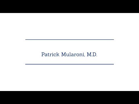 Meet Patrick Mularoni, M.D.