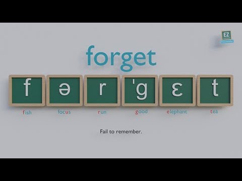 How to pronounce forget ?