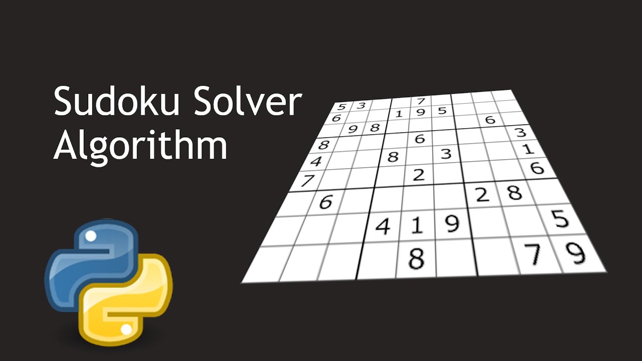Sudoku Solver Algorithm In Python Part 1 - Introduction | TheDLAcademy
