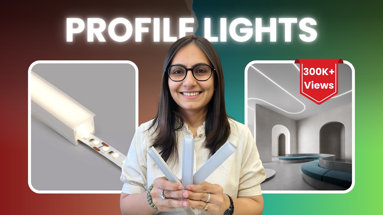 Profile Light - With/Without False Ceiling | Types, Installation & Cost | Mistakes To Avoid
