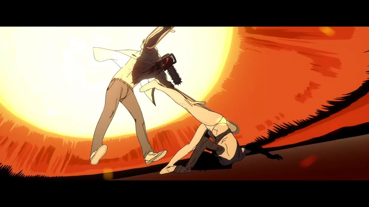 Chainsaw Man - Reze vs Denji (BUILDING SCENE)