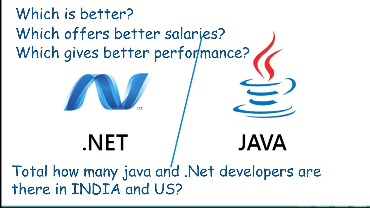 Java vs .Net | Which has better carrier growth | Difference in java and .net | the goofie techie