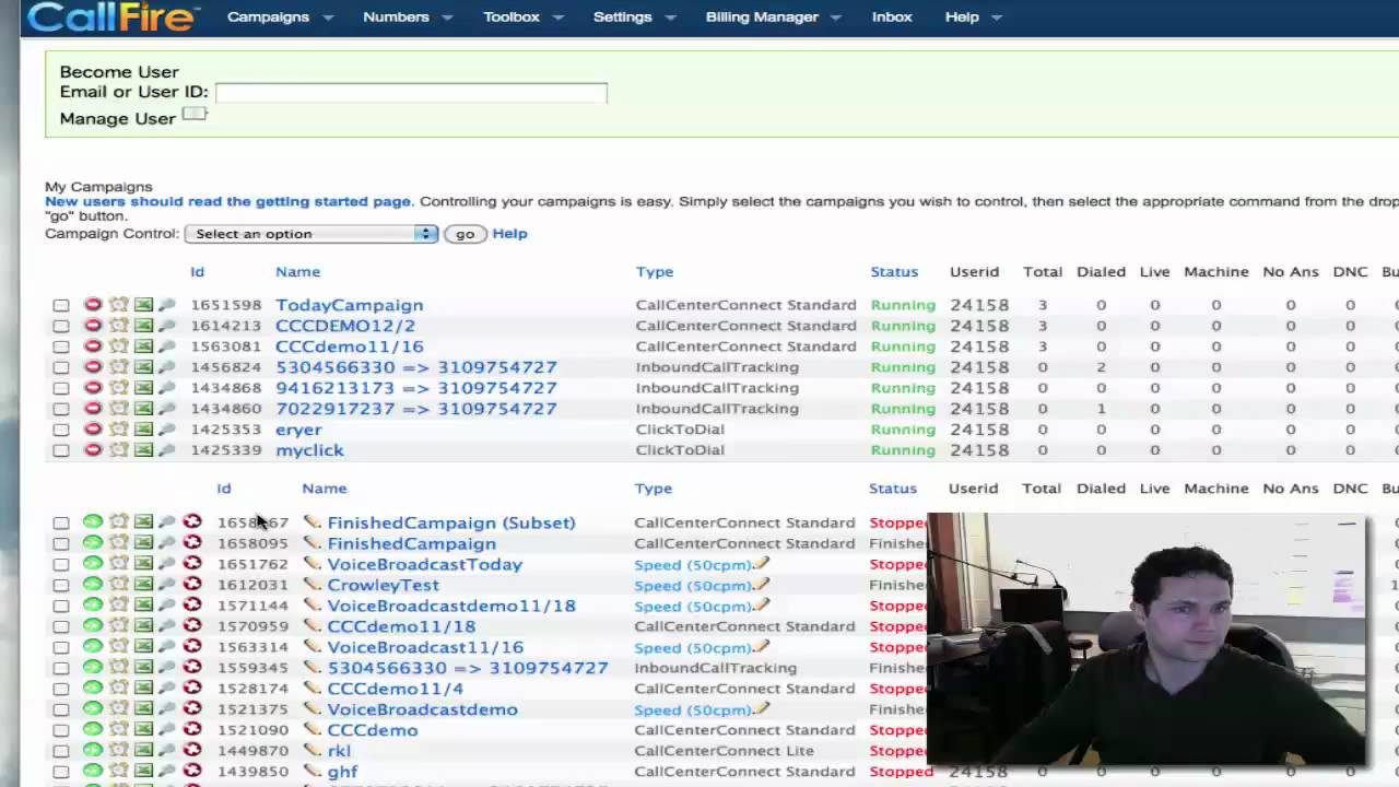 Create a CallFire Subset Campaign