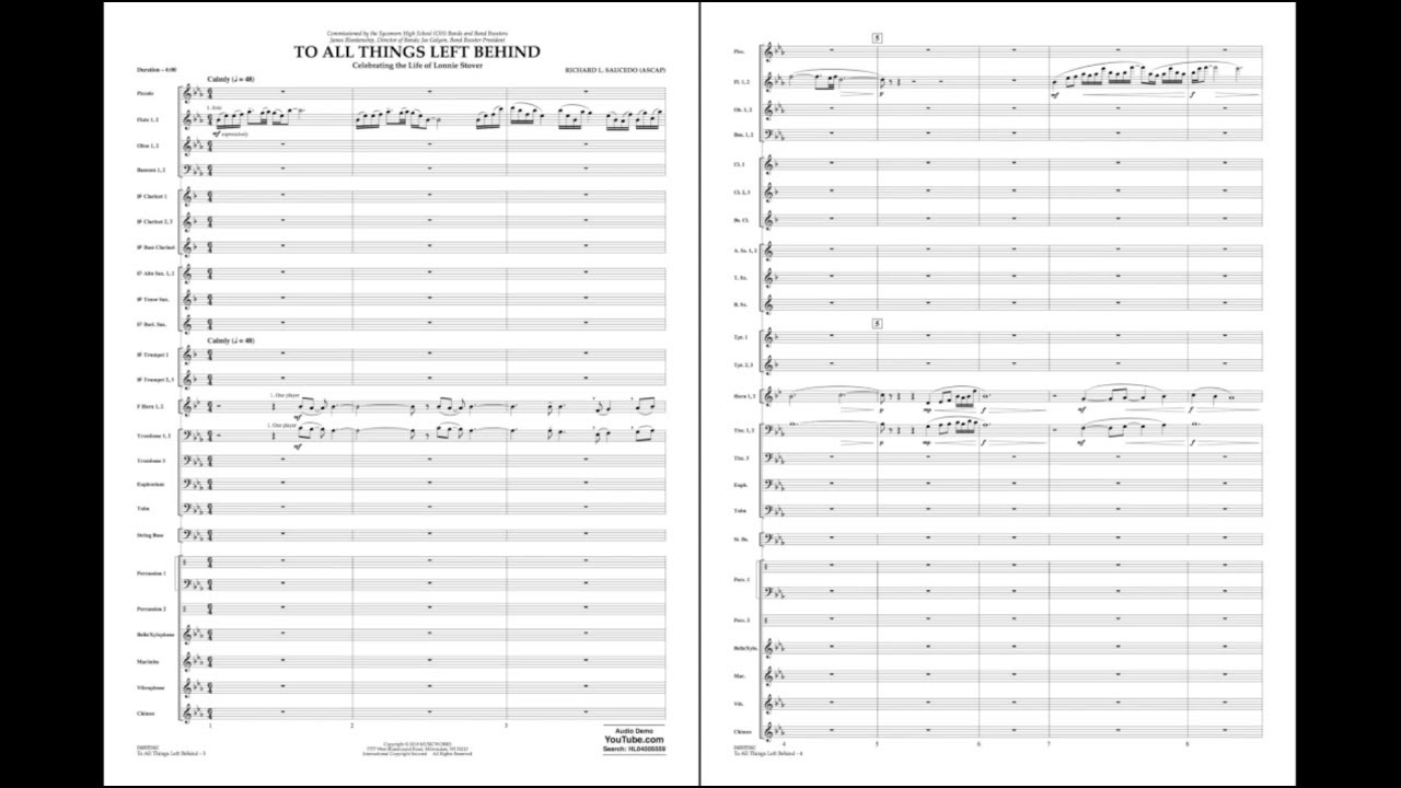 To All Things Left Behind by Richard L. Saucedo