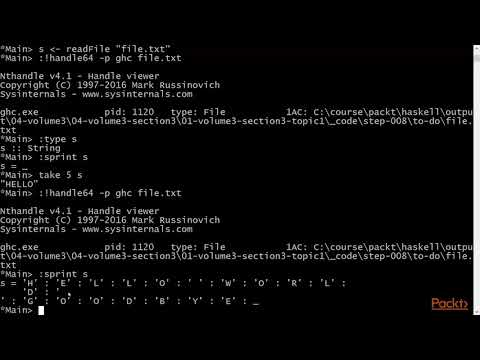 Learn Building an Application with Functional Haskell File I O and Laziness | packtpub com ...