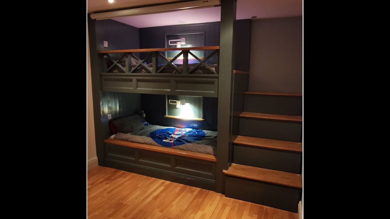 DIY Built In Bunk Beds - Lockdown Project 2021