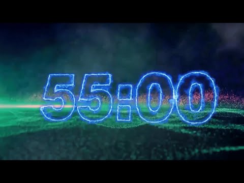 55 Minute Blue Electric Countdown Timer (Online Stopwatch)