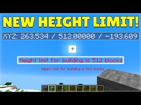 Minecraft Build Height Limit is Now 512 Blocks and this is why...