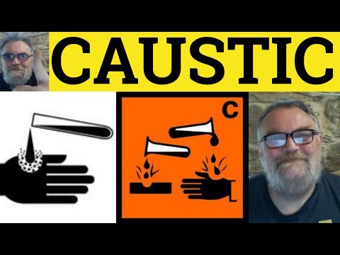 ???? Caustic Meaning - Caustic Defined - Caustic Examples - GRE Vocabulary
