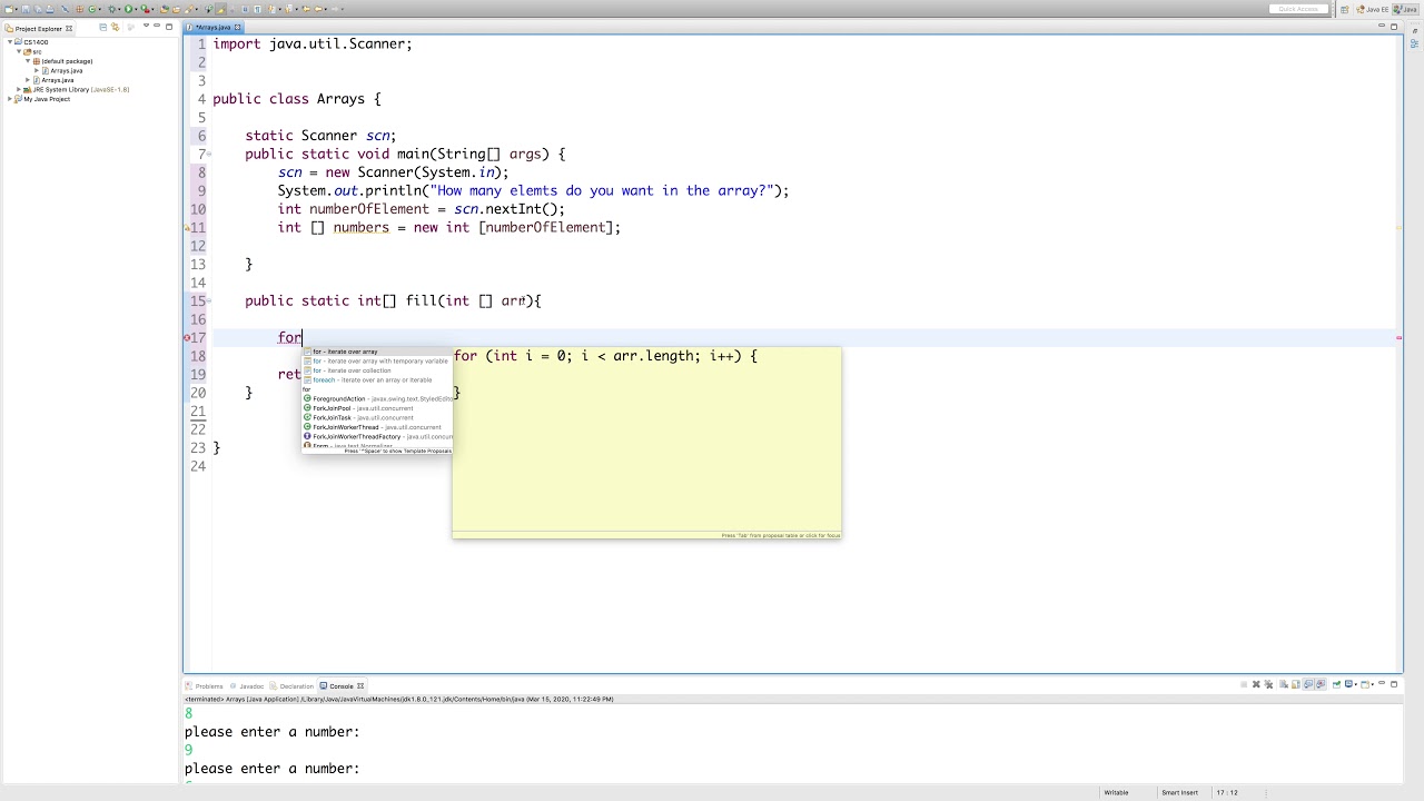 Java: Returning Arrays as method's output