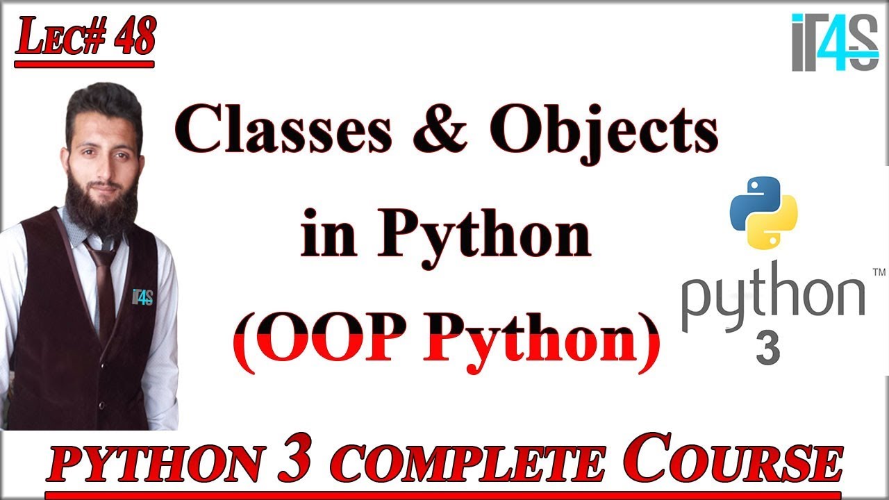 Python Tutorial in Urdu | Hindi | Classes and Objects in Python - Object Oriented Programming Python