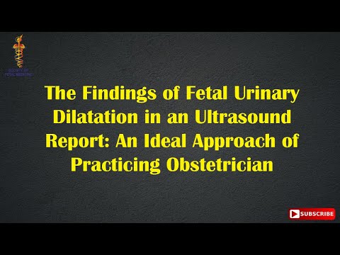 Fetal Urinary Dilatation in an Ultrasound Report: An Ideal Approach of Practicing Obstetrician