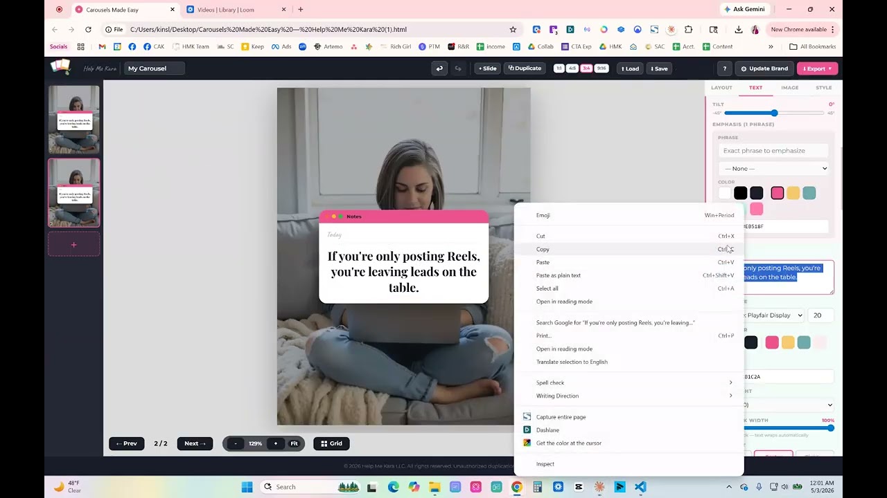 How to Build a Carousel Content Machine