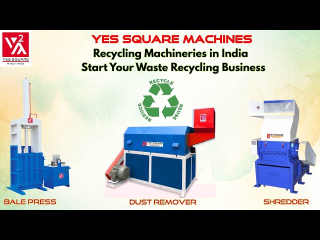PLASTIC WASTE MANAGEMENT MACHINERIES - Plastic Lumps Shredder Machine ...