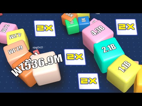 Cubes 2048.io Game 🎲 How to play 🎲 Gameplay