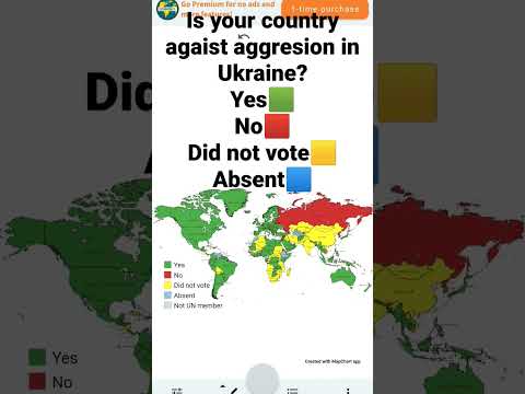 Is your country against aggresion in Ukraine? #ukraine #war #maps #geography #map #russia #worldmap