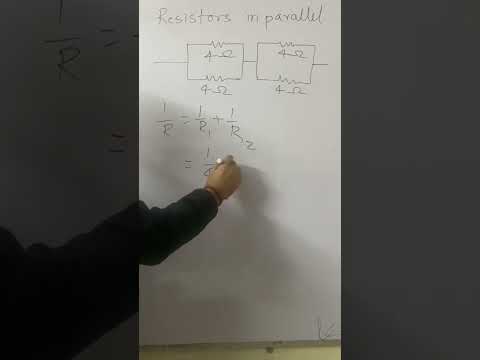 What is total resistance of parallel circuit. #parallel #combination of #resistors