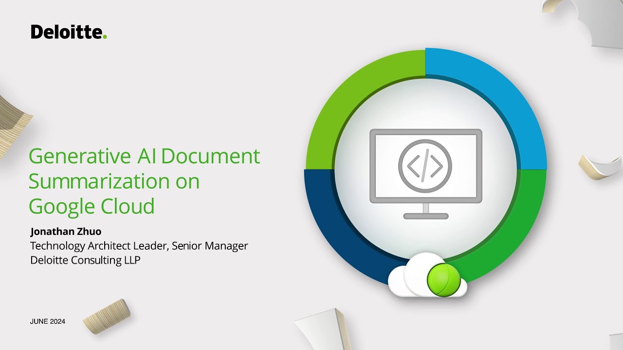 Generative AI Document Summarization on Google Cloud | 2024 IEEE Cloud Summit