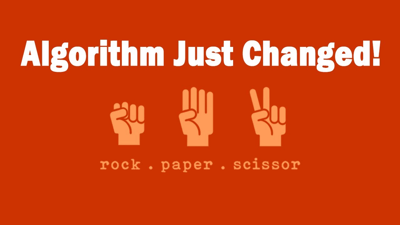 Rock, Paper, Scissors: New Algorithm! 👊✋✌️ (Most Efficient)