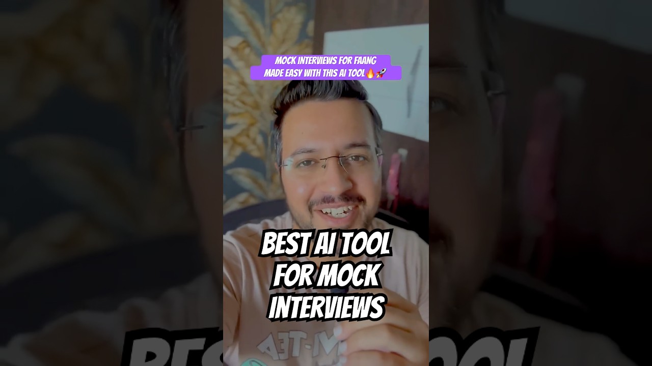 Discover fun tech with me..daily!!😎Best AI tool for mock interviews #ai #aitools #interview