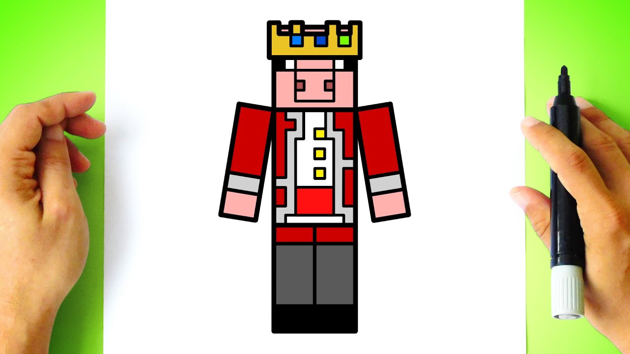 How to DRAW TECHNOBLADE MINECRAFT