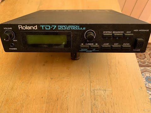 Roland TD-7 Percussion Sound Module - ranked #76 in Sound Modules ...