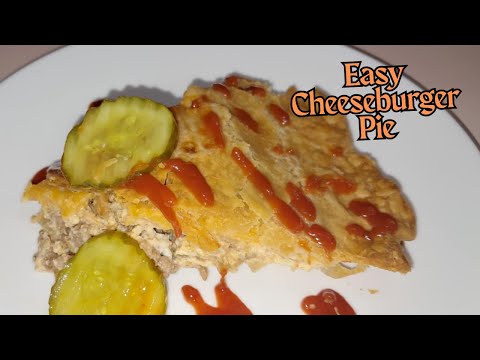 Easy Cheeseburger Pie