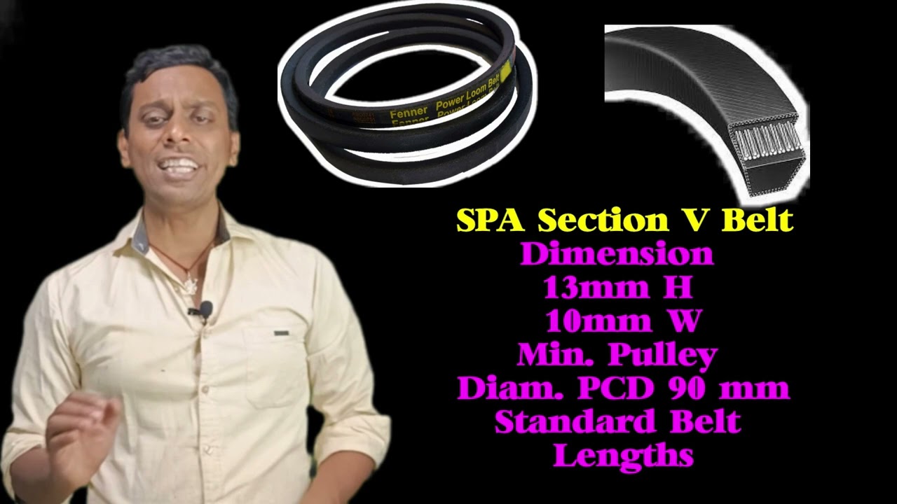 V Belts SPA, SPB, SPC, SPZ Details