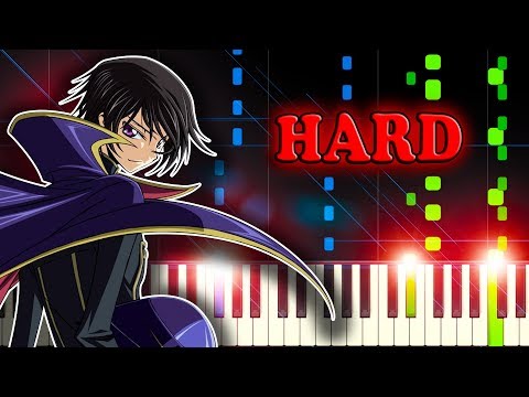 COLORS (Code Geass OP 1) by FLOW – Piano Tutorial | Sheet Music Boss