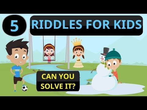 5 RIDDLES FOR KIDS | BUT YOU CANT SOLVE?