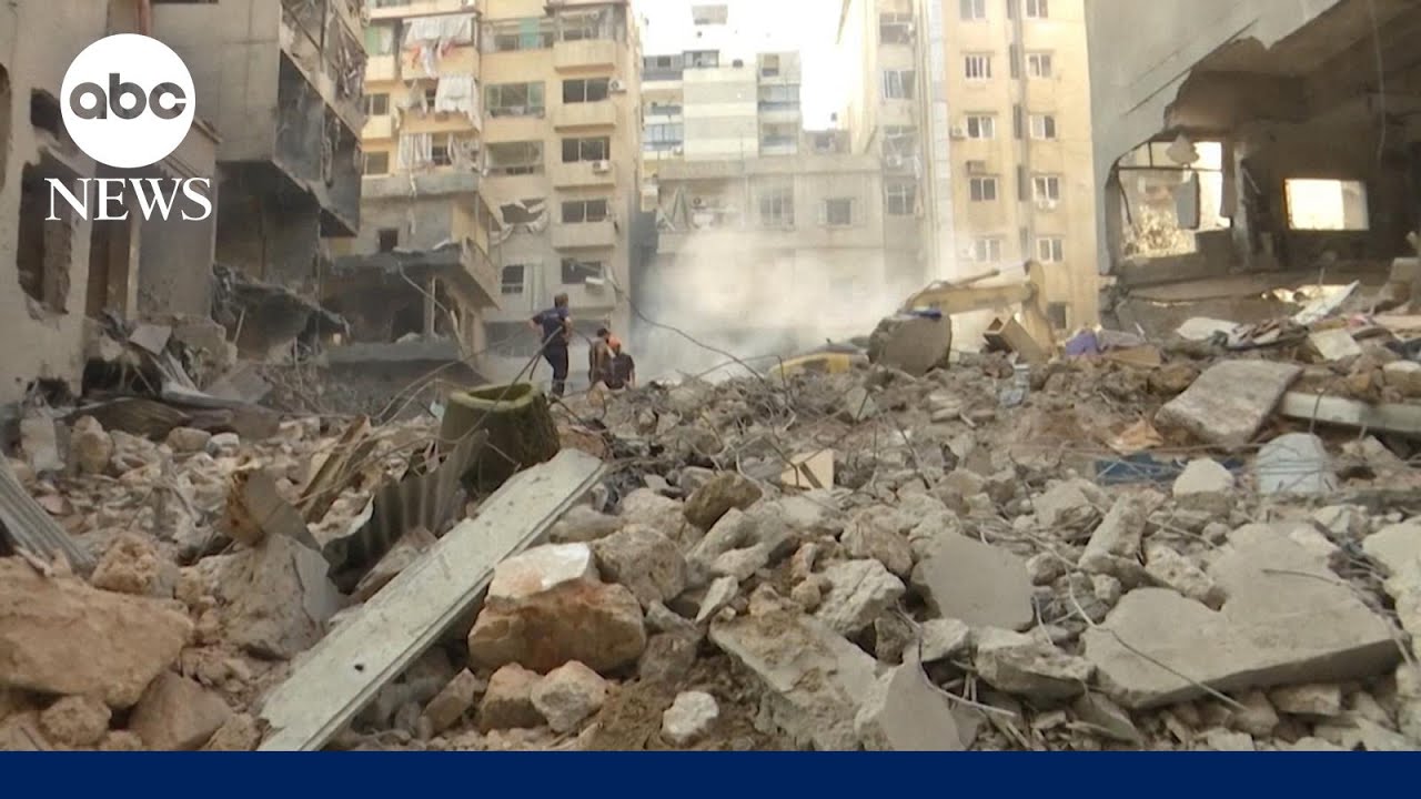Israeli strikes hit central Beirut, killing 20