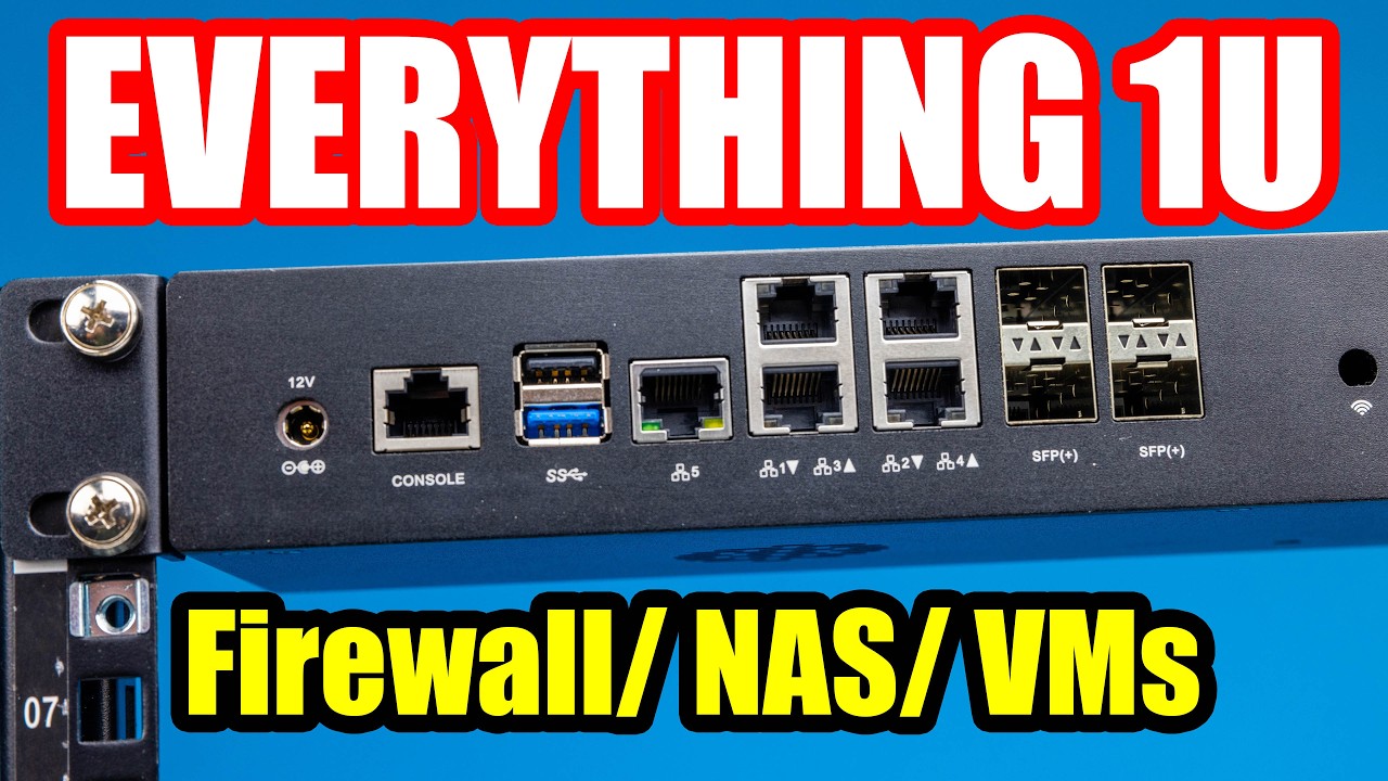 The $299 Everything 10G Firewall NAS and Virtualization 1U