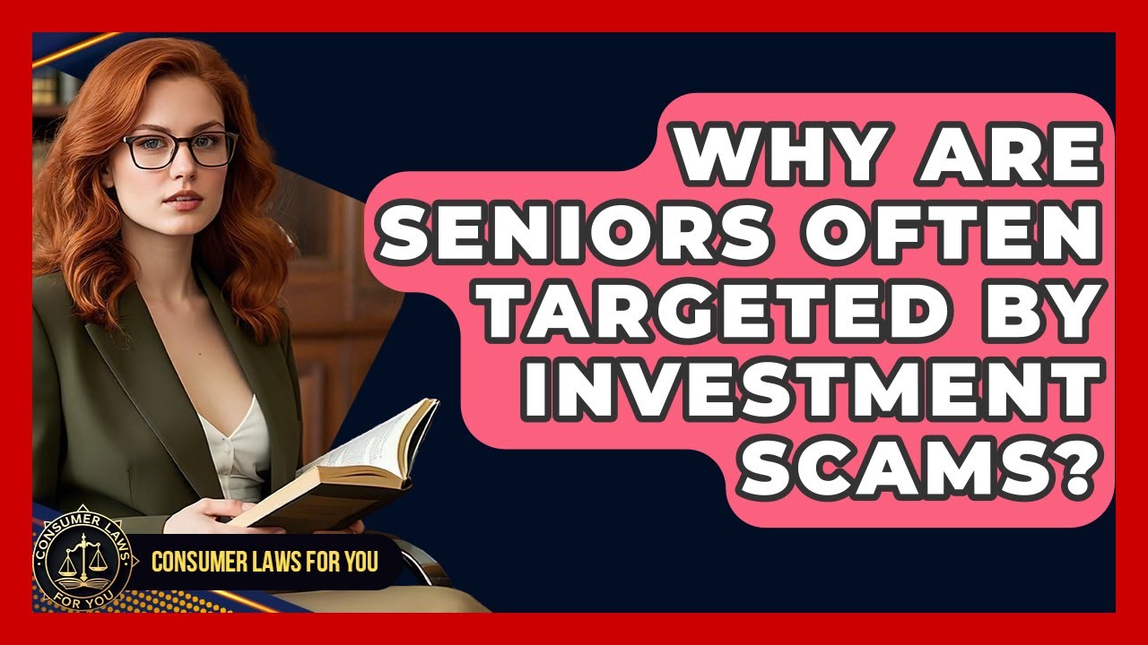 Why Are Seniors Often Targeted By Investment Scams? - Consumer Laws For You