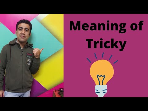 Tricky meaning in hindi