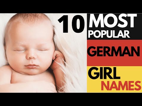 MOST COMMON GERMAN GIRL NAMES