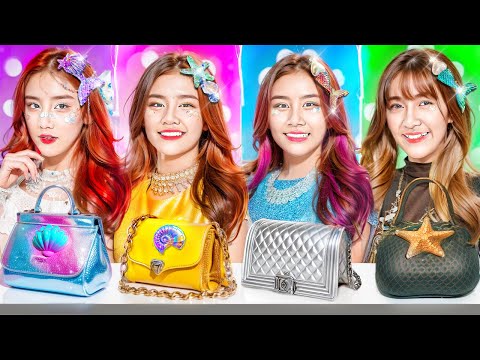 Poor Vs Rich Vs Giga Rich Vs Normal Mermaid At School!