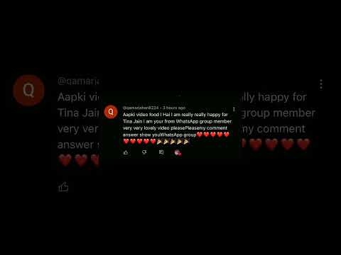 Tina jain and payal jain vlogs comment with her replly 👑✨👍🏻